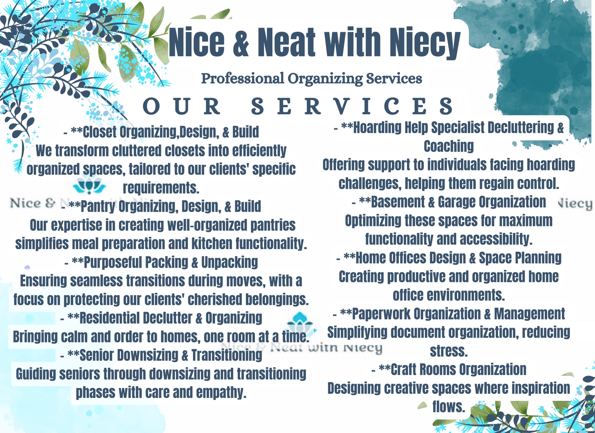 Nice & Neat With Niecy, Chicago, IL